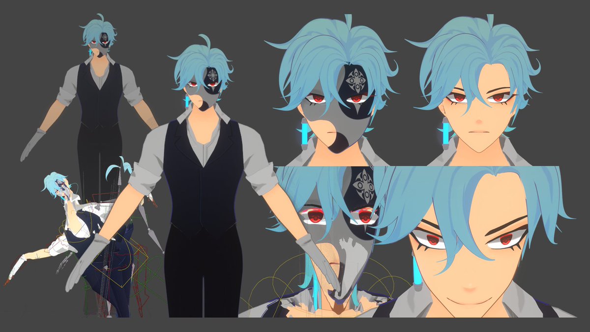 For one of my 3D classes, I made an Il Dottore model based on his ...