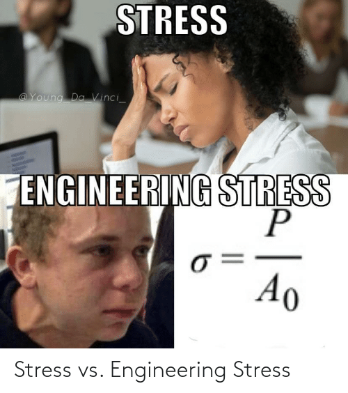Jousef Murad 🧠 💻 on Twitter: "RT @Jousefm2: What's True Engineering Stress then? 🤔"