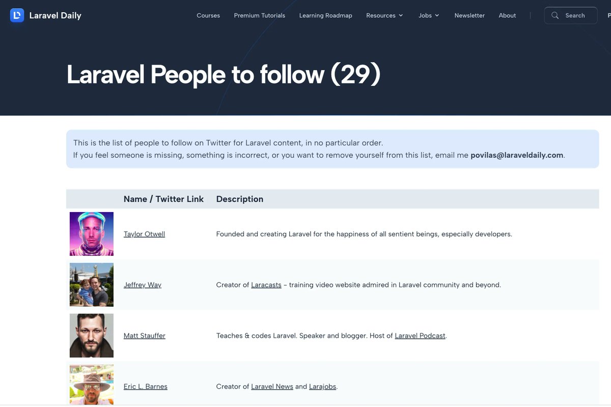 Laravel News on Twitter: "RT @PovilasKorop: Another fresh new section on Laravel Daily. I've ...