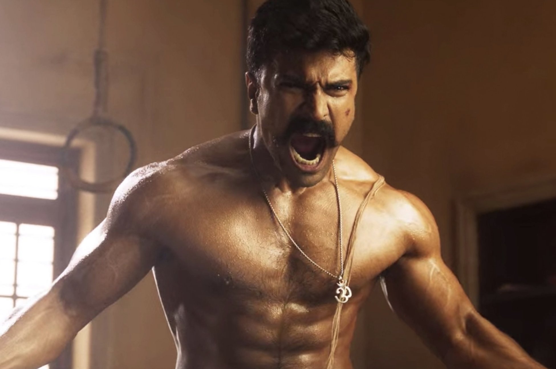 Decider on Twitter: "Ram Charan's abs are absolutely next level in #RRRMovie: https://t.co ...
