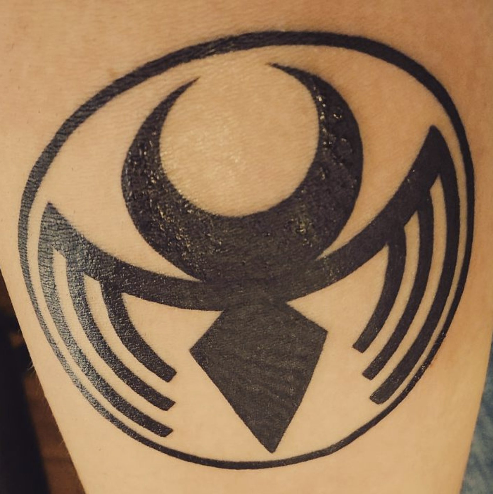 Skyrim Nightingale Symbol Tattoo