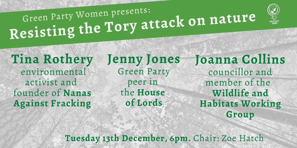 Green Party Women on Twitter: "'The #AttackOnNature speaks to the core of what it means to be a ...