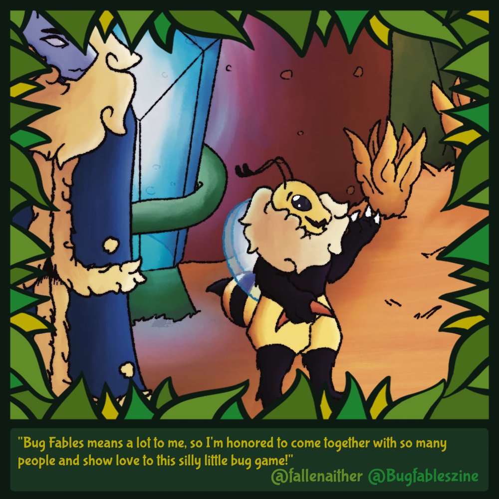 Bug Fables Fanzine on Twitter: "Fallenaither created a piece showing the team arriving at the ...