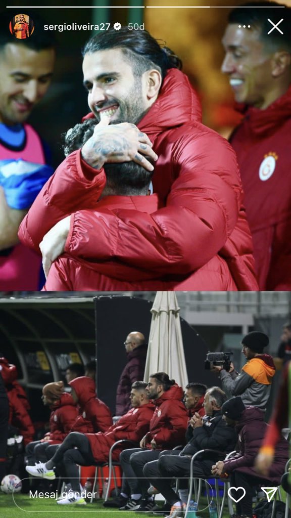 Peşindeyiz Galatasaray! on Twitter: "📸 Sergio Oliveira’nın paylaşımı."