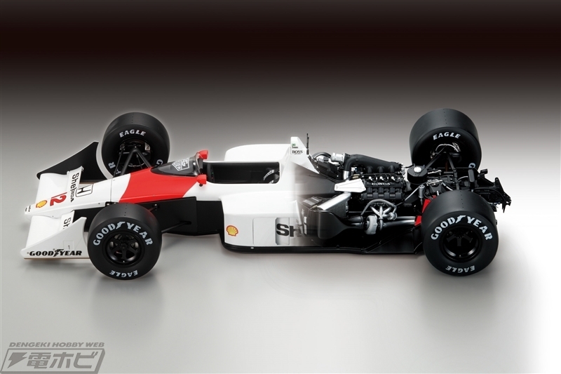 電撃ホビーウェブ on Twitter: "【昨日の話題】伝説のマシンが蘇る！1/8スケールで組み立てる「マクラーレン ホンダ MP4/4」が登場！ https://hobby.dengeki ...
