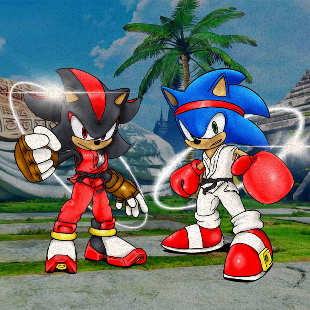 Shadow The Hedgehog Gloves