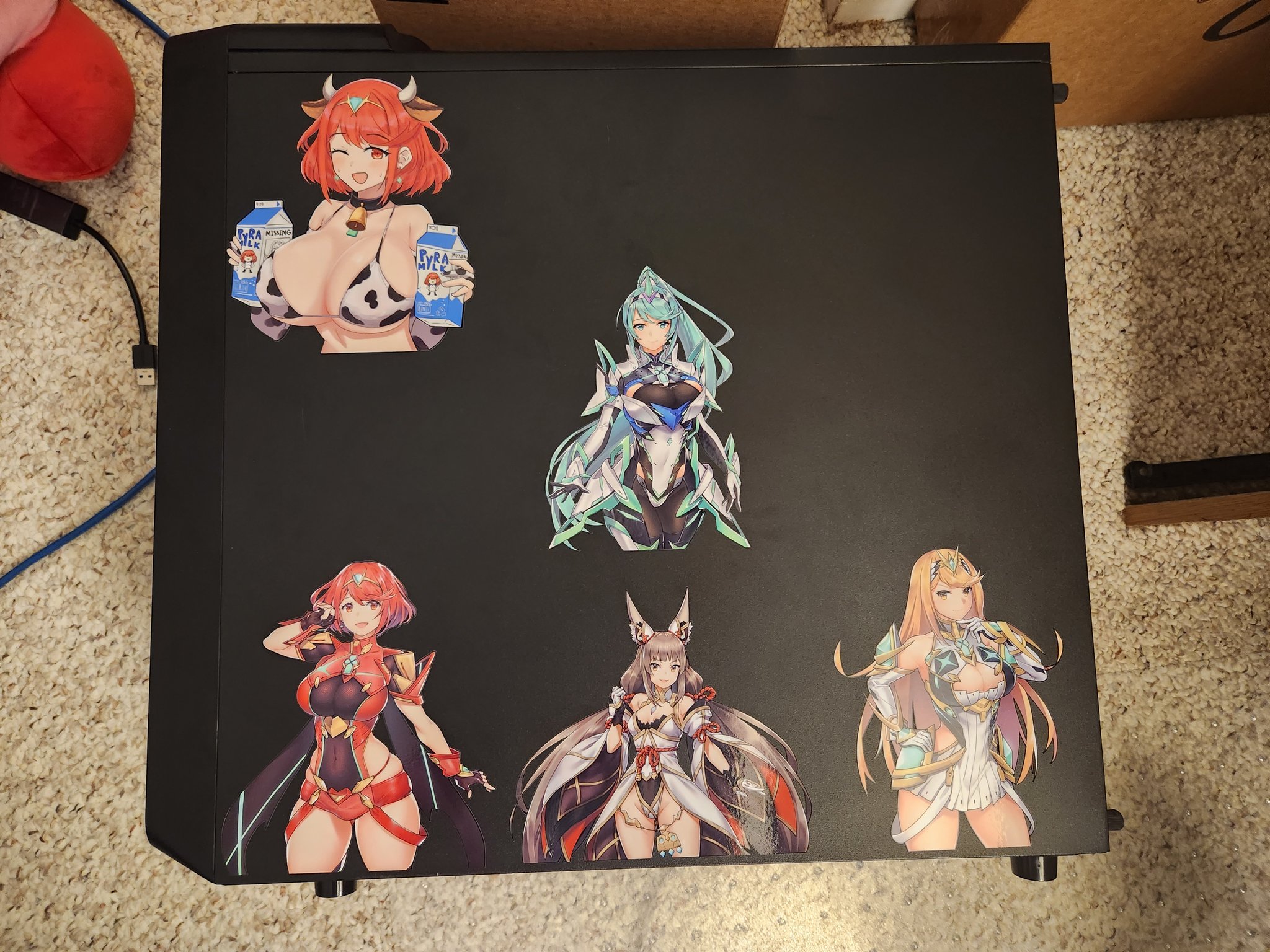 Ethan Elijah Moreno on Twitter: "@MightyKow I found a place to put them! On my PC Case ...