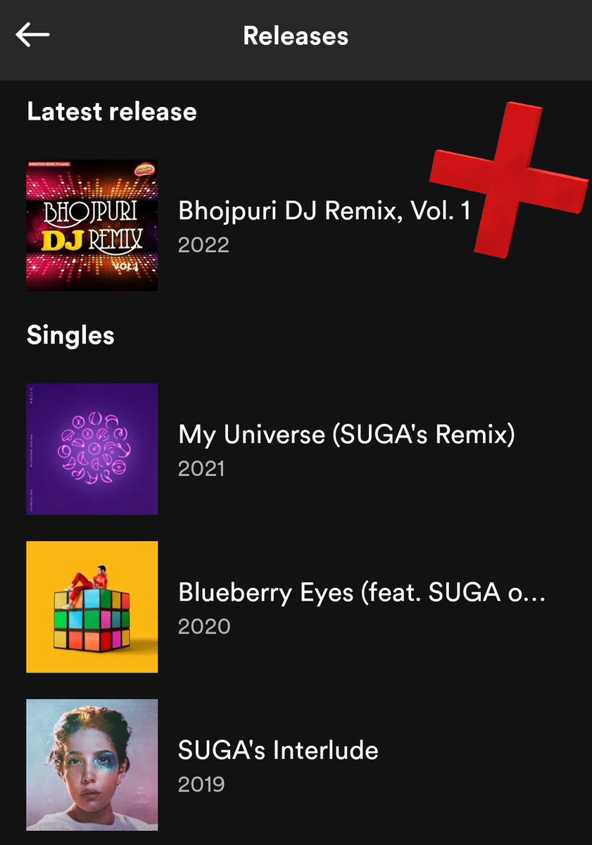 Genius Lab TR on Twitter: "Hello @Spotify @SpotifyCares SUGA, is wrongly tagged/credited on an ...