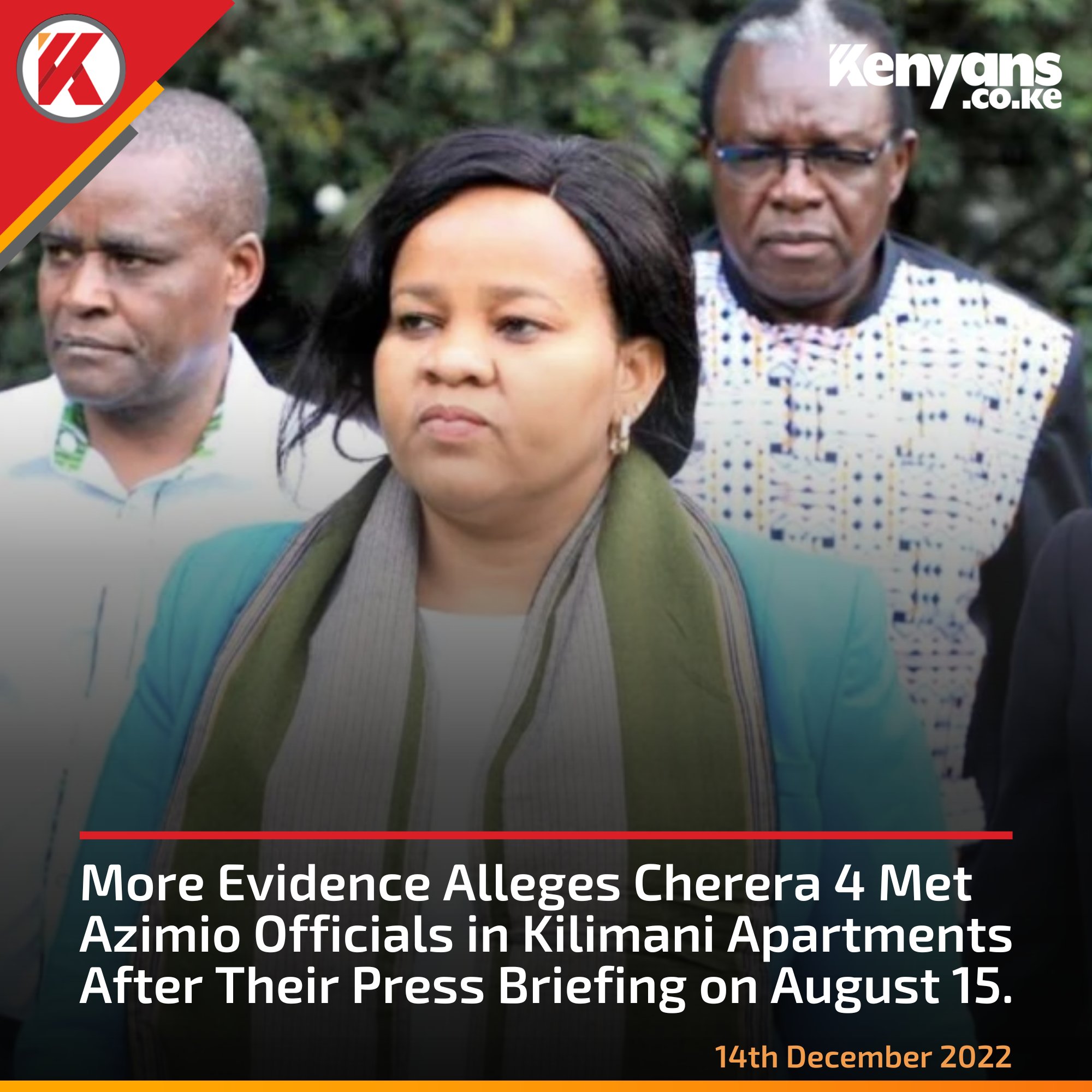Kenyans.co.ke on Twitter: "More evidence alleges that Cherera 4 met some Azimio officials in ...