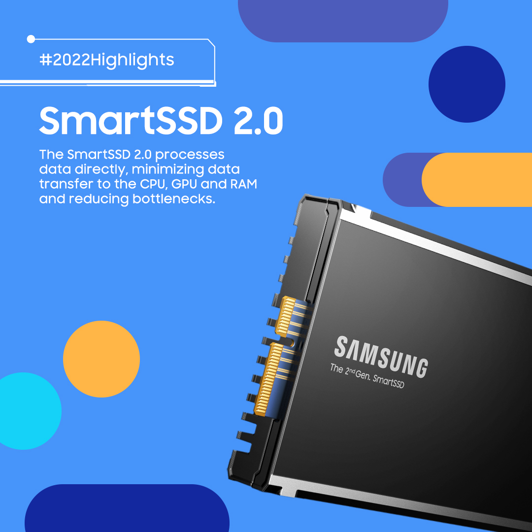 Samsung Semiconductor on Twitter: "First up: SmartSSD 2.0. Unlike typical SSDs, it can process ...