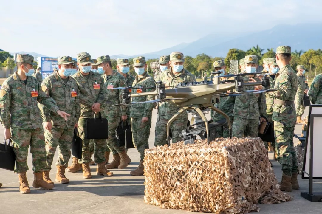 China's 74th Group Army is conducting tests on various autonomous ...