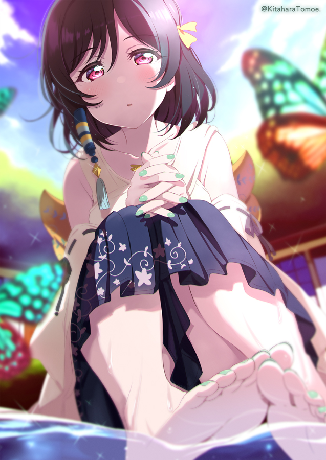 🍓北原朋萌。 1231土 C101【シ 56b】 On Twitter 🔖栞子「綺麗ですねこの景色をあなたと共有できて幸せです♪」 虹ヶ咲 Lovelive