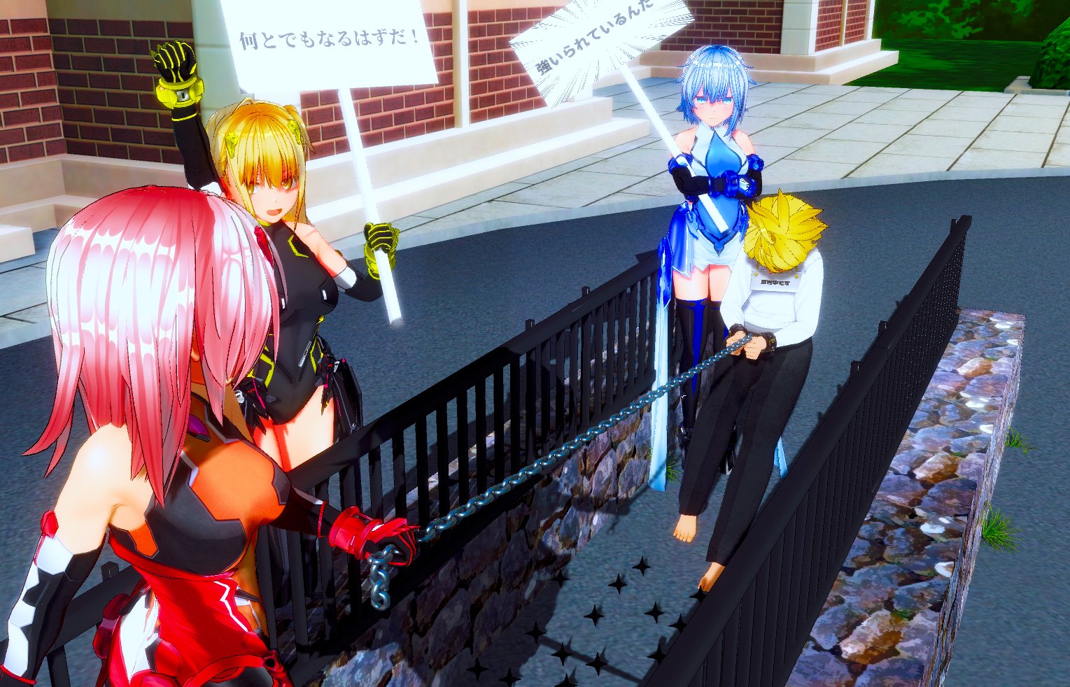 ゆっけ@COM3D2 on Twitter: "@Rotwein_Tasoul おらぁ！キリキリ歩けぇ！ https://t.co/DH4VU0eKQw" / Twitter