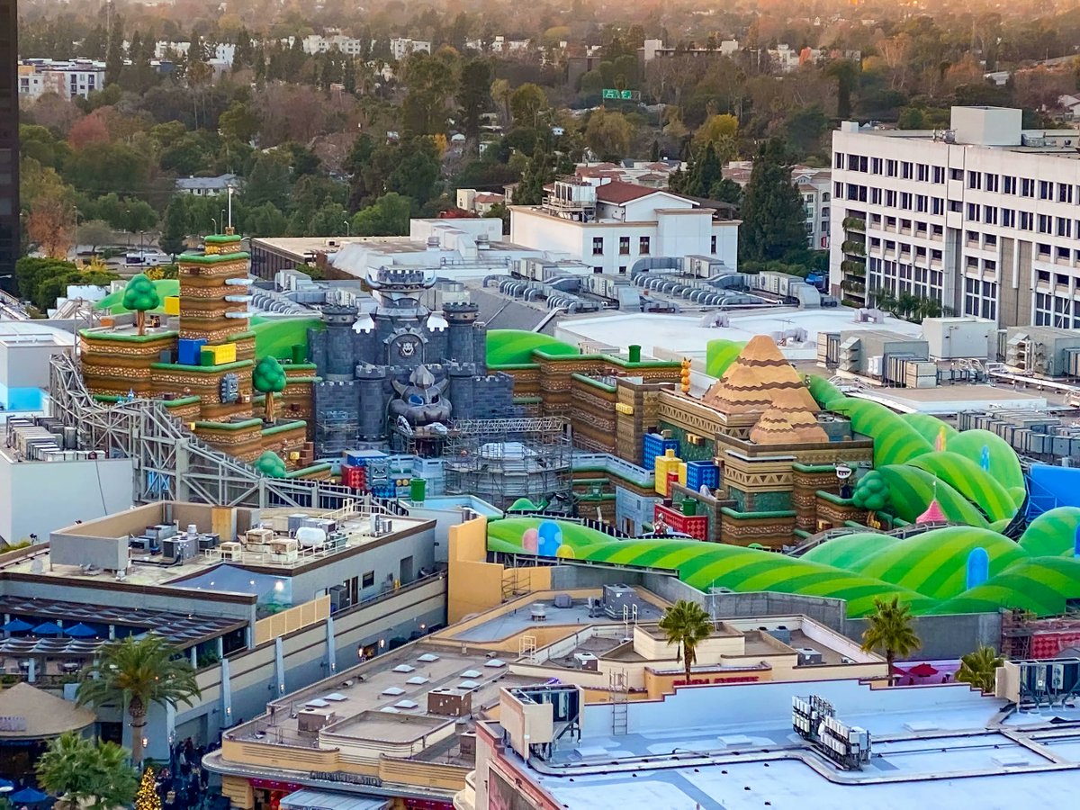 Attractions Magazine on Twitter: "Super Nintendo World has made a HUGE LEAP in construction ...