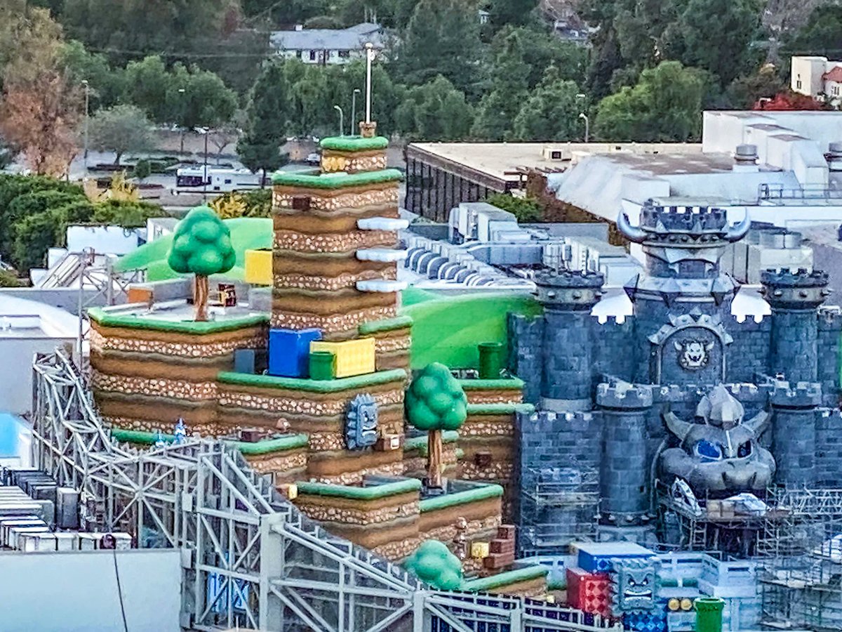 Attractions Magazine on Twitter: "Super Nintendo World has made a HUGE LEAP in construction ...