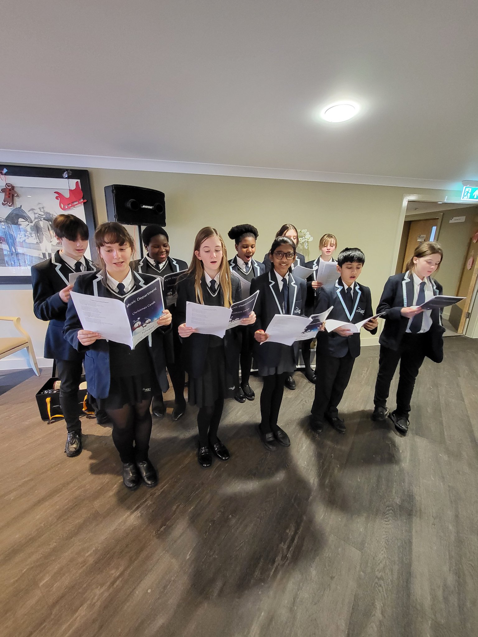 Fulwood Academy On Twitter Our School Choir Has Been To Finney House