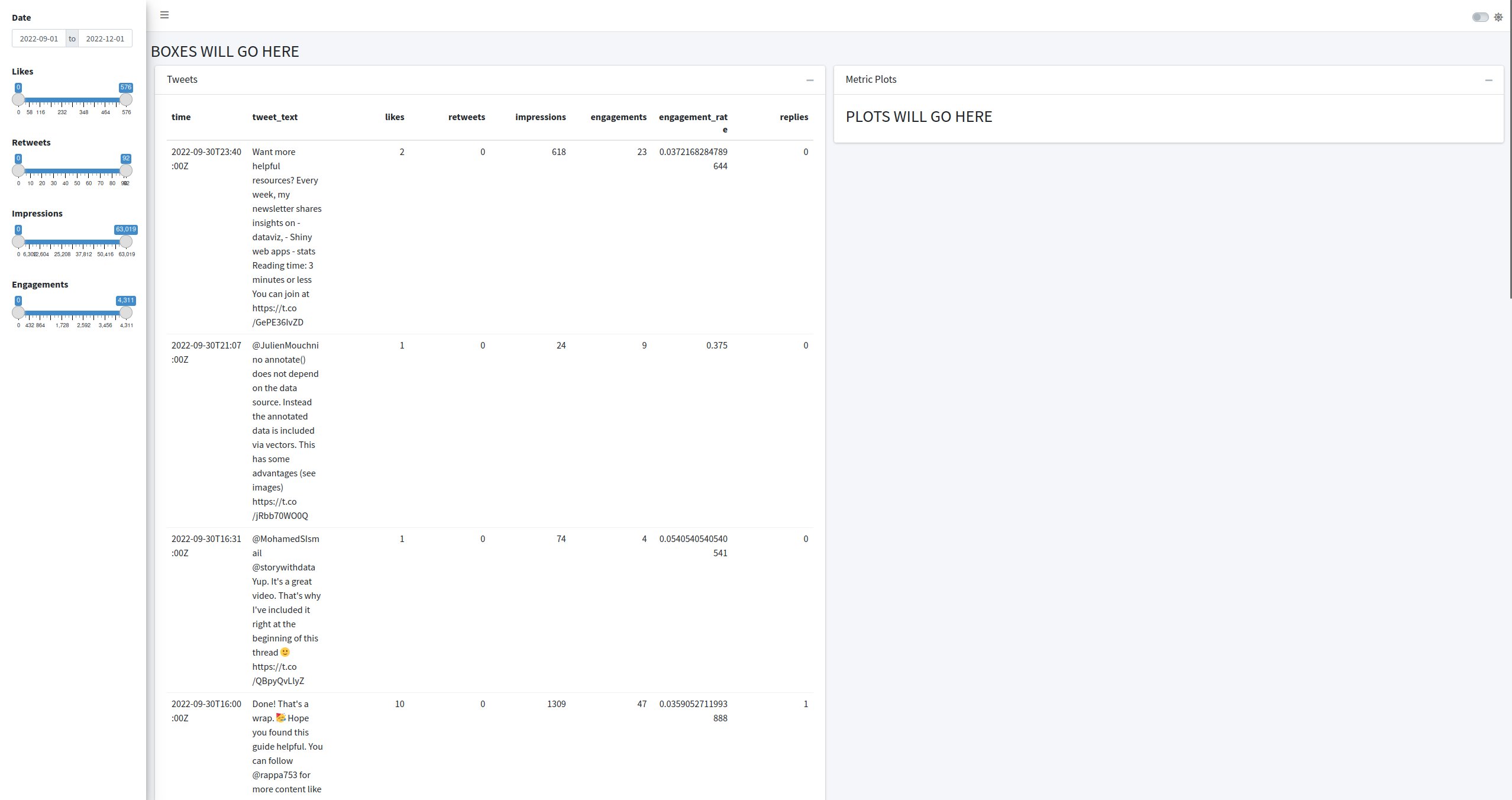 Albert Rapp on Twitter: "Analytics dashboards are a popular way to explore data or to ...