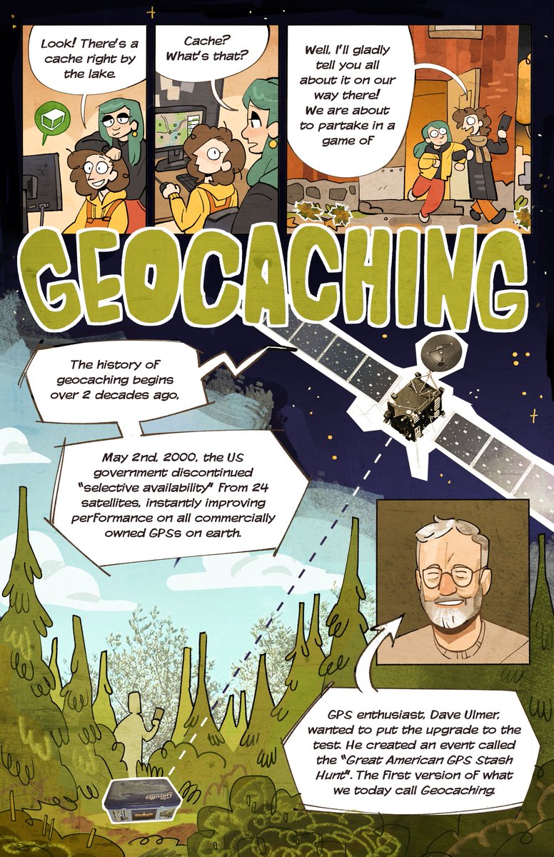 「A comic about Geocaching! 」|Najsigtの漫画