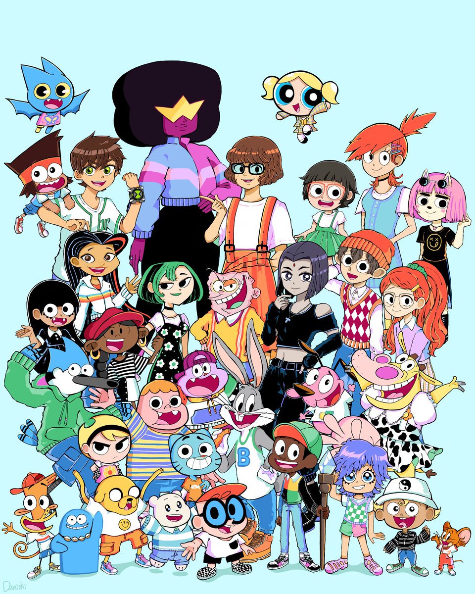 Danishi On Twitter Working With Cartoon Network To Create 30th Anniversary Art Was My Greatest