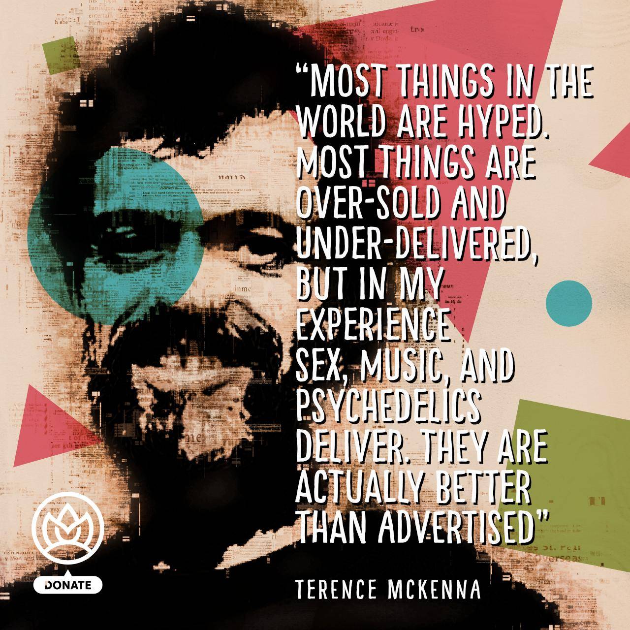 Mckenna Terence Quotes Terence Mckenna Printable Art Quote Etsy