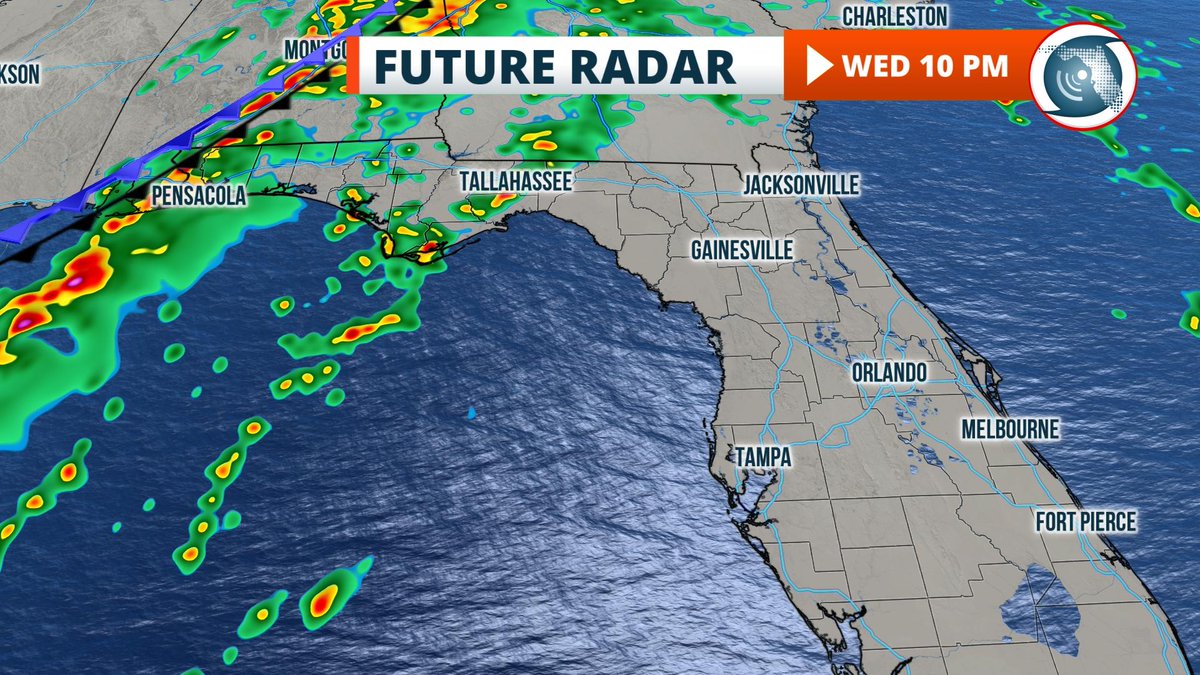 Florida Storms on Twitter: "Severe storms are likely in the FL Panhandle this evening & tonight ...