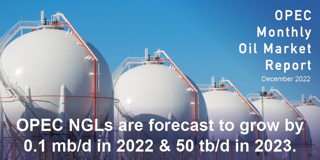 OPEC on Twitter: "#OPEC NGLs and non-conventional liquids are forecast to grow by 0.1 mb/d in ...