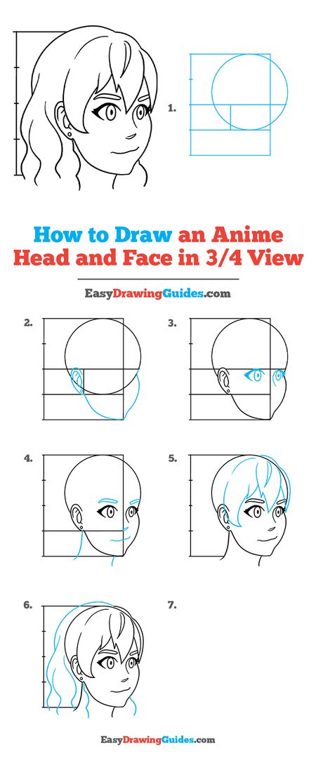 Drawing Anime Head Tutorial