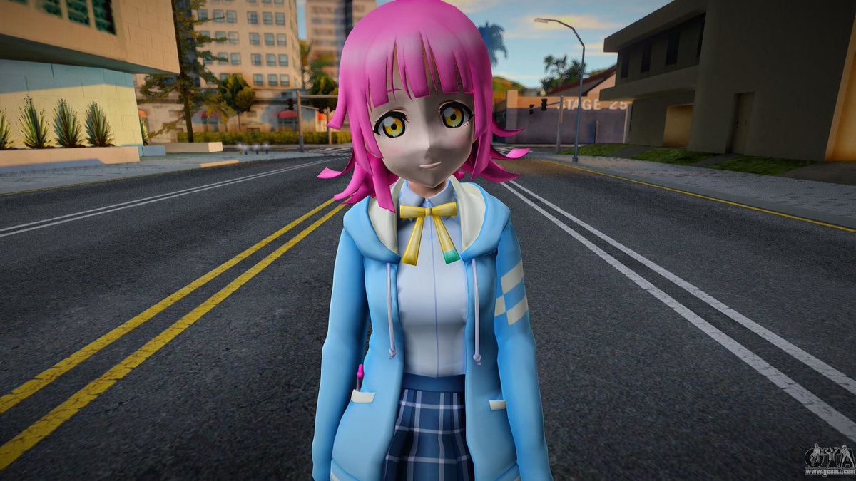 GTAallcom on Twitter: "Rina from Love Live v1 https://gtaall.com/gta-san-andreas/skins/205409 ...