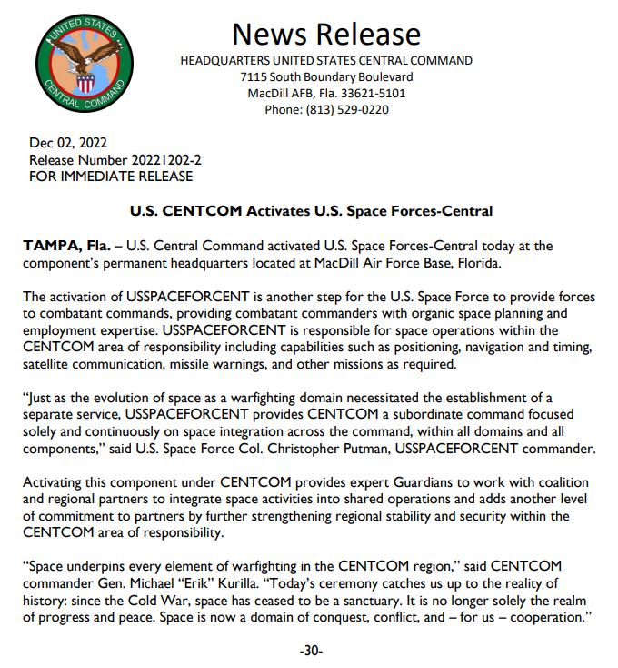 U.S. Central Command on Twitter: U.S. Central Command on Twitter: