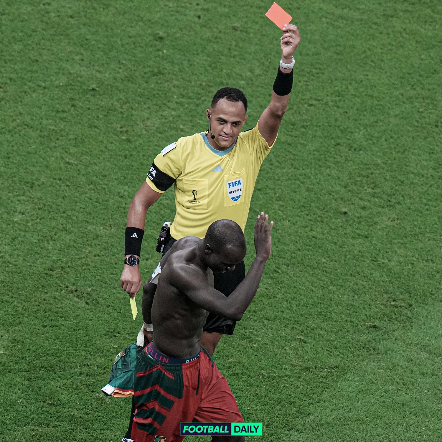 Yellow Card Memes Funny Football Birthday Card | A6 Football Pun Card