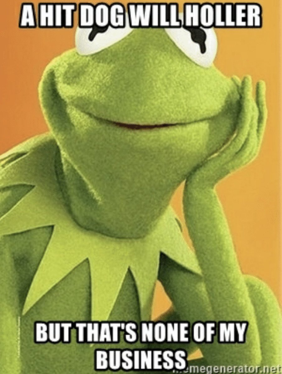 A Hit Dog Will Holler Example