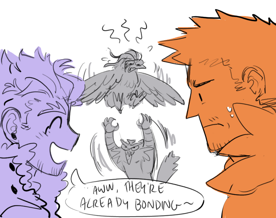 skippy🌈 on Twitter: "pokemon au #endhawks"