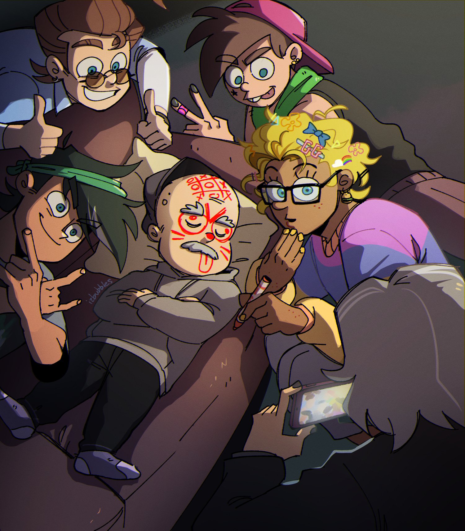 🍭izzy🍭 | Comic Fiesta B-T12 on Twitter: "calamitous fell asleep in the recording studio (rookie ...