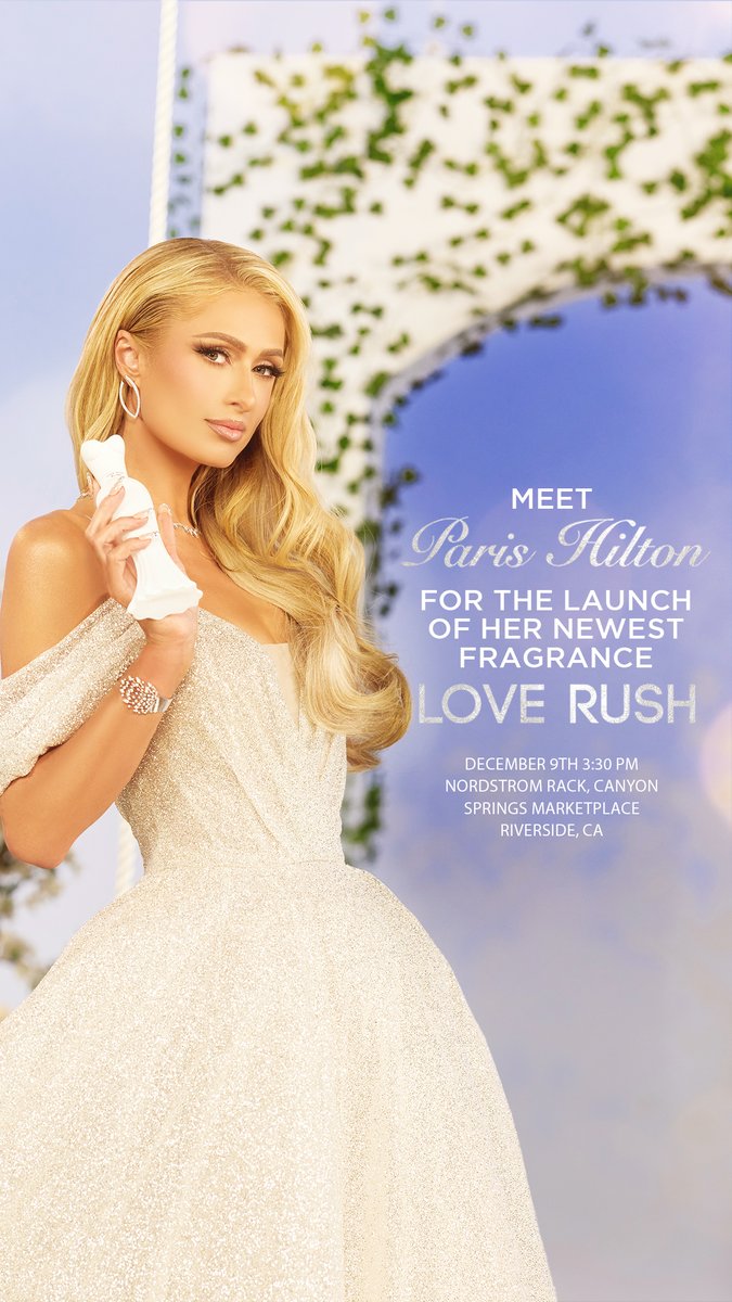 Celebrate the launch of my new perfume with me this Friday December 9th ...