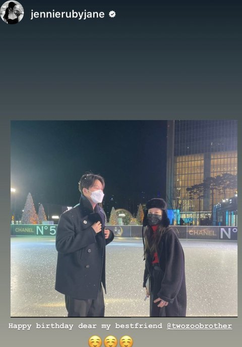 pannchoa on Twitter: "Jennie wishes V's close model friend Lee Joohyung happy birthday on her ...