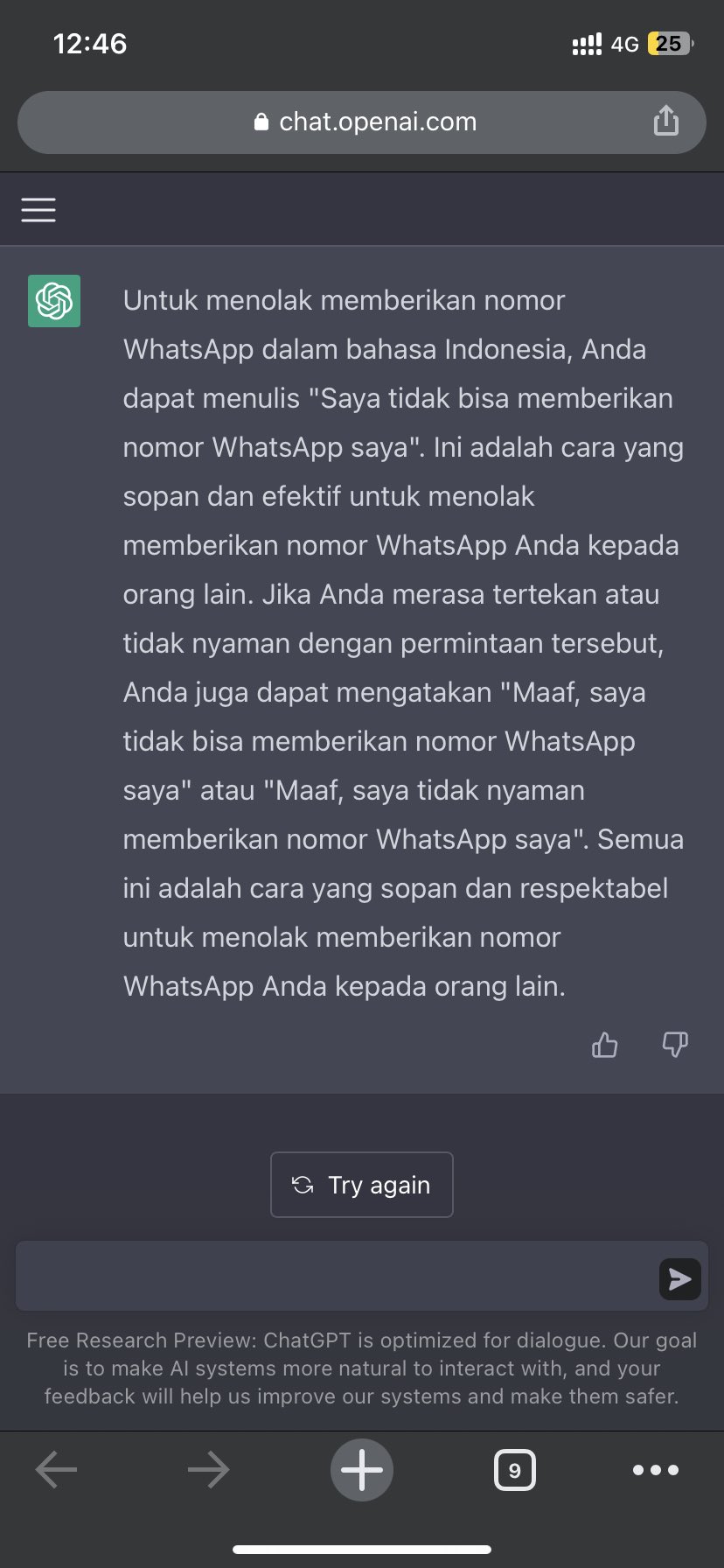 Ossie Kurnia on Twitter: "@Askrlfess Neh kalo kata AI https://t.co/SDkJSdGNxD" / Twitter