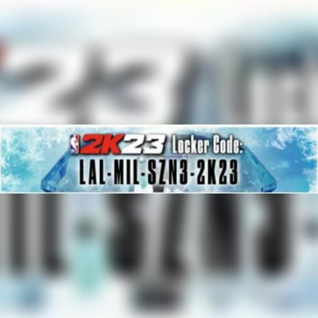 NBA 2K23 Locker Codes on Twitter: "🚨 #LockerCode from the broadcast LAL-MIL-SZN3-2K23 Available ...