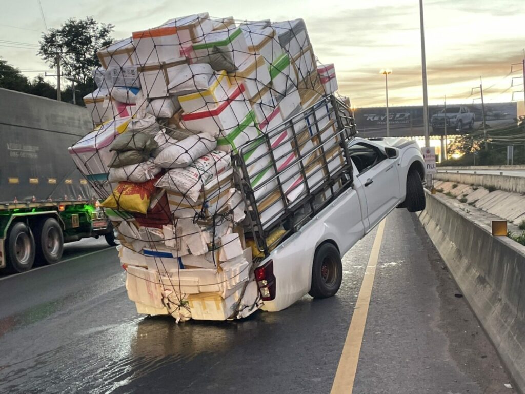 Overloaded Truck