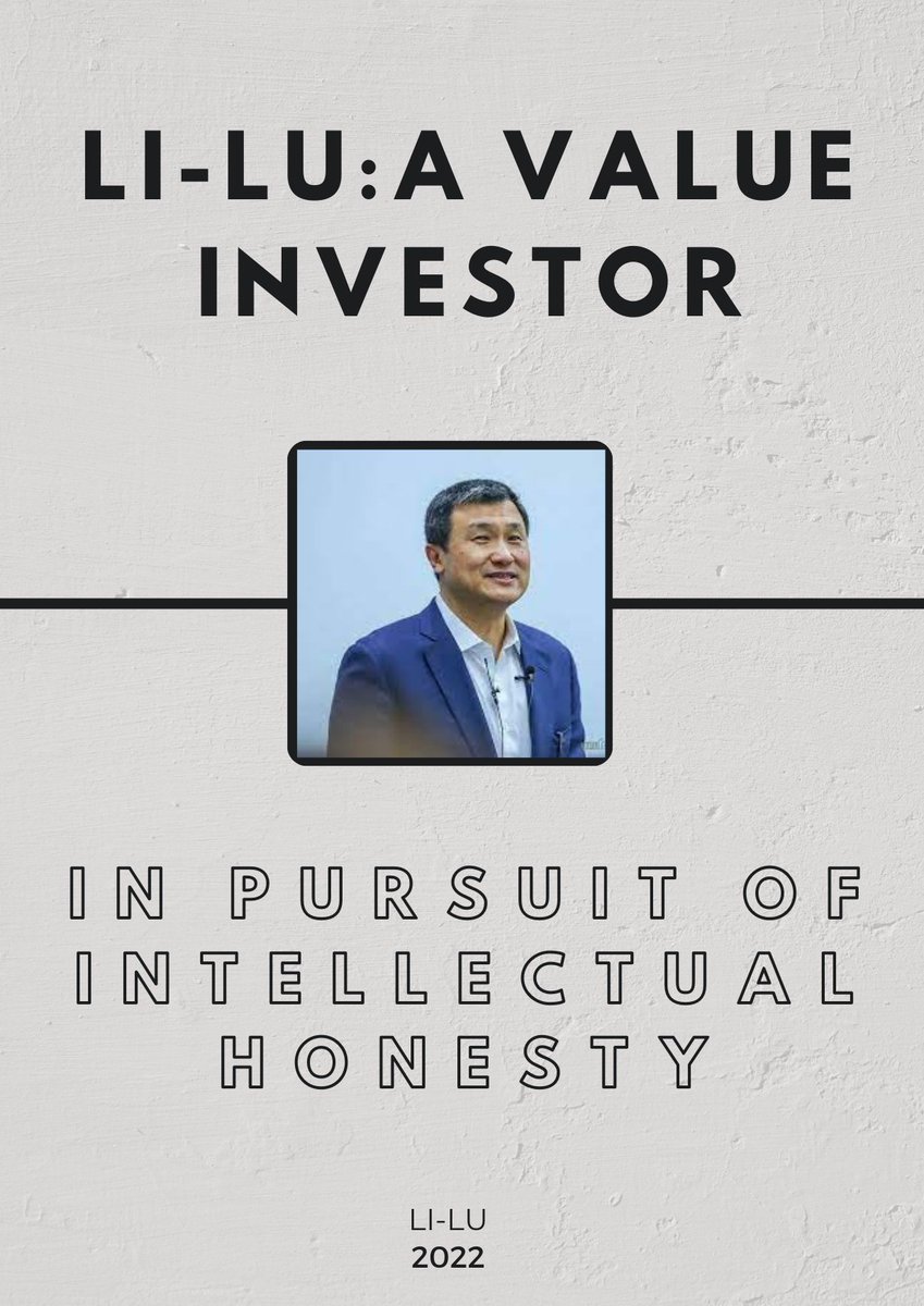 Li Lu Compounded money 19.4% CAGR over 19 years (1998 To 2017). (6.5% ...