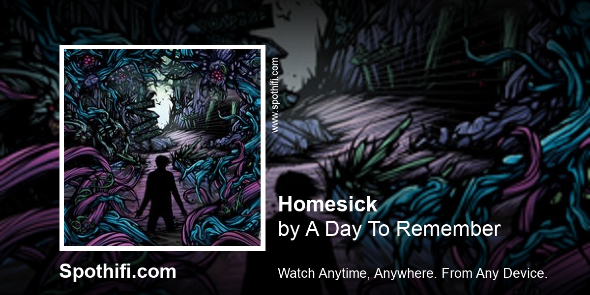 A Day To Remember Homesick Album Cover Wallpaper