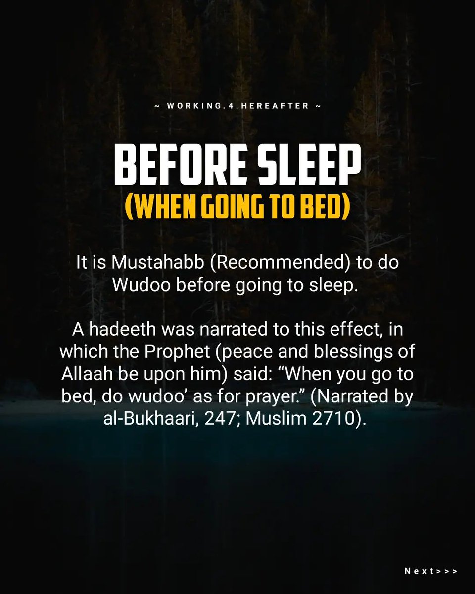 Times When It is Mustahabb (recommended) To Perform Ablution. THREAD ...