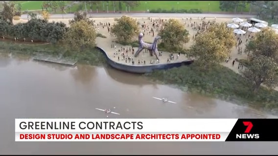 7NEWS Melbourne on Twitter: "Lord Mayor Sally Capp’s Greenline project now has an architect and ...