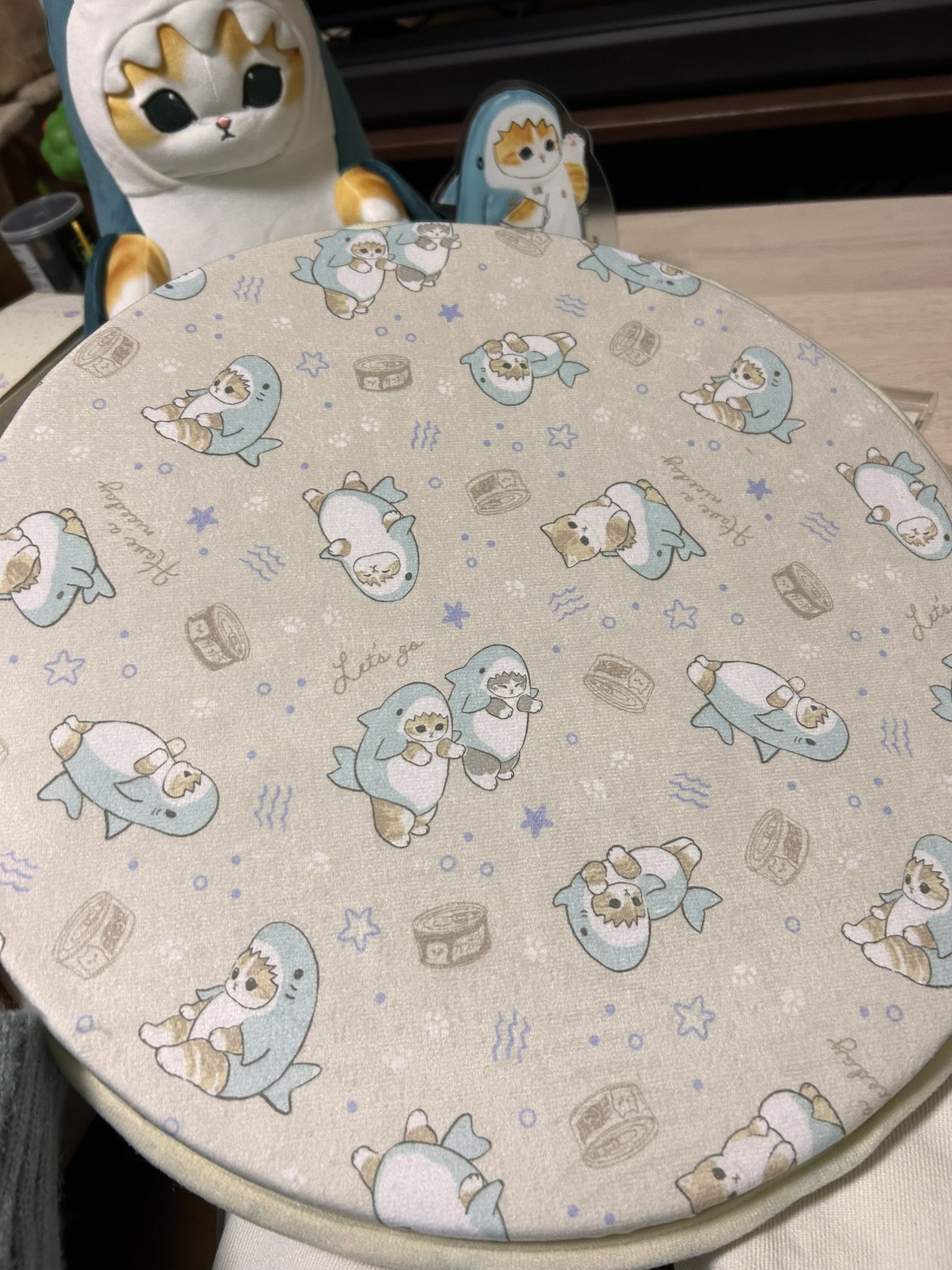 まいにゃん on Twitter: "越谷レイクタウンでお迎えしてきました🥹💓 サメにゃん肌触り良すぎてずっと触ってしまう🥰 @mofu_sand @mofusand_kouhou https ...