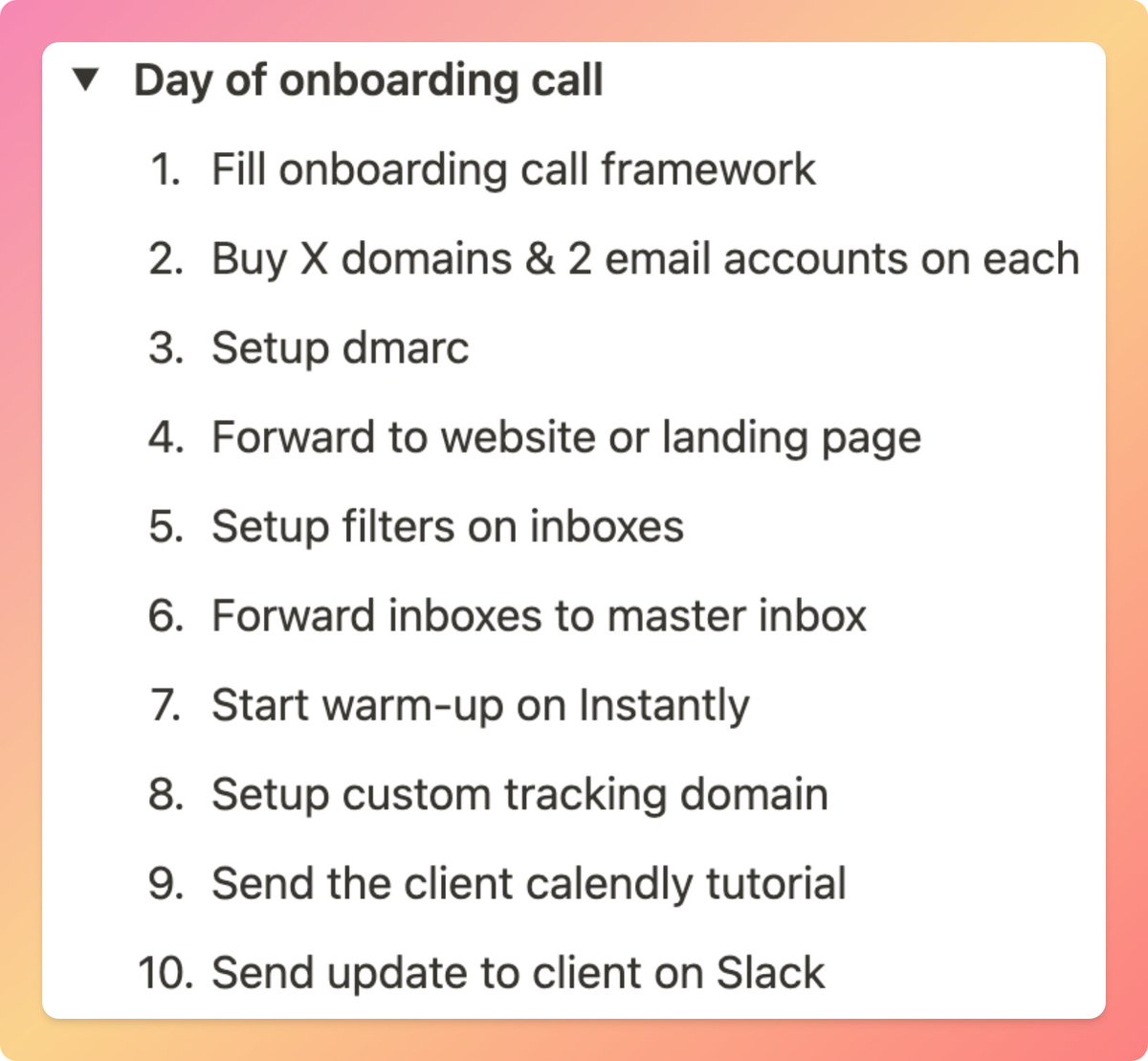 If you are running a lead generation agency A good onboarding process ...