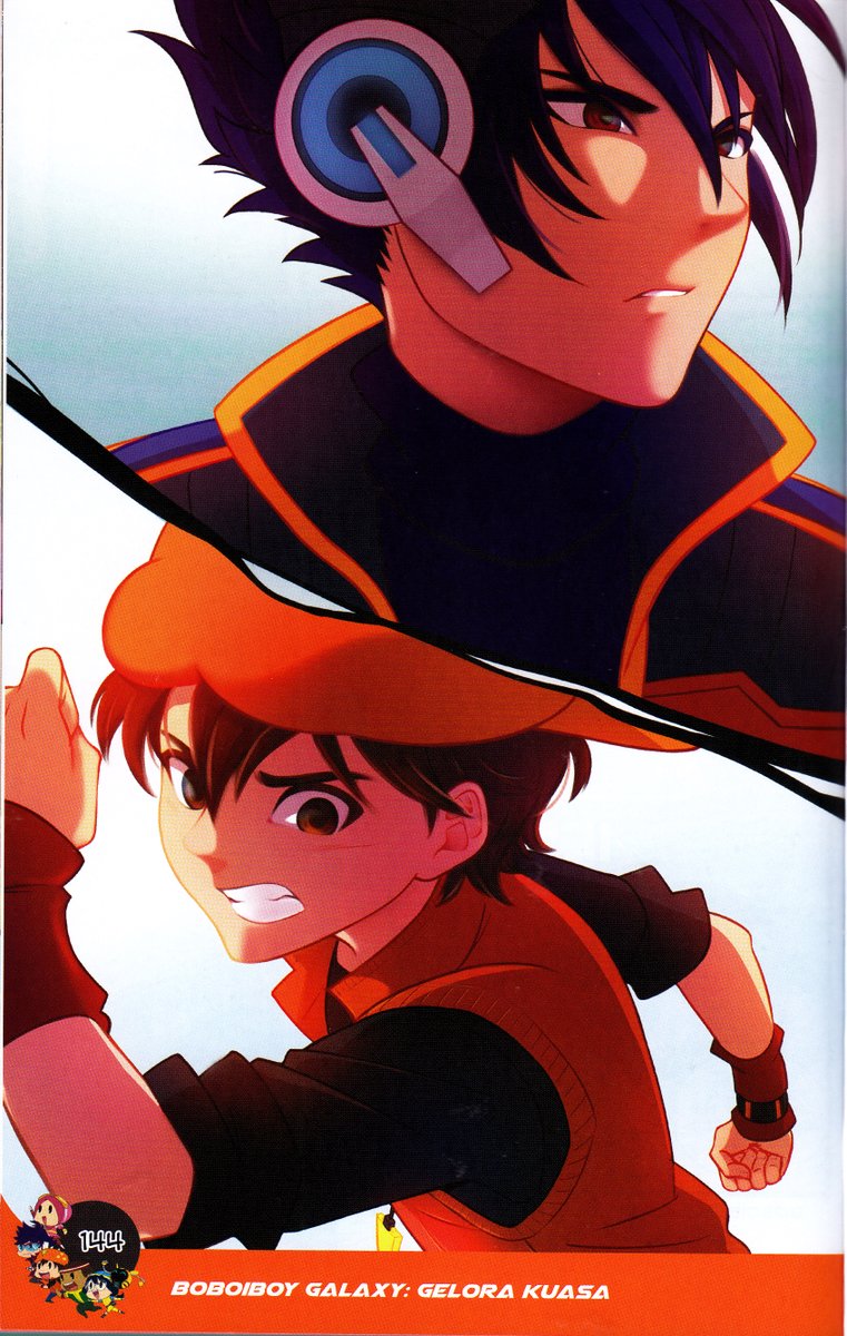 Random BoBoiBoy/PSU Facts/Moments on Twitter: "BoBoiBoy Galaxy Volume 5's ending cover art (2/2)"