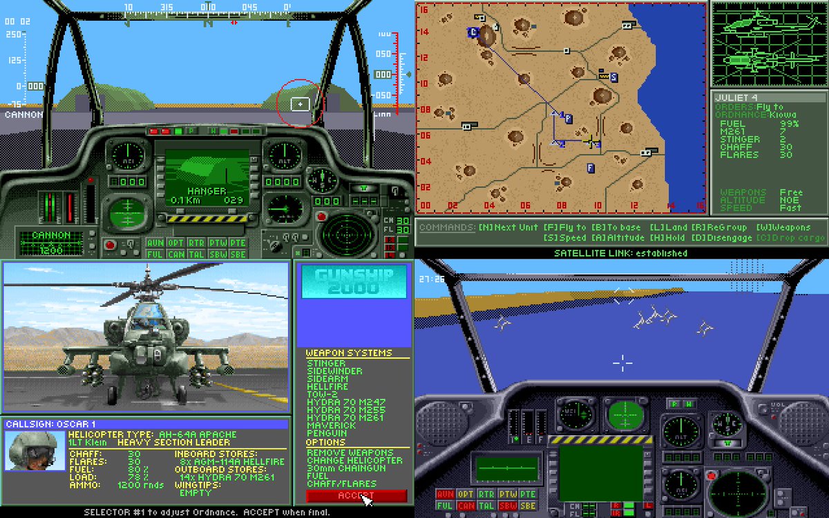 †ごーきゅー🐺🍁 † on Twitter: "RT @RetroGameGeeks: GUNSHIP 2000: In 1993 Amiga pilots got behind the ...
