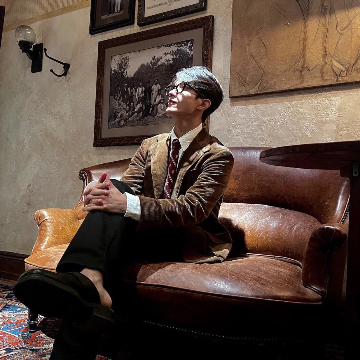 َ on Twitter: "idk but i feel like dk is in his rich professor era"