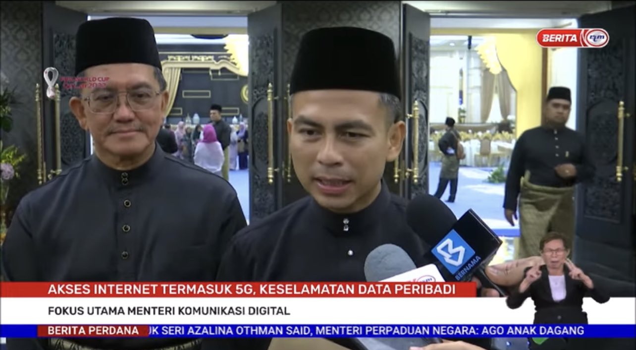 Pejabat YB Fahmi Fadzil 🇲🇾 on Twitter: ".@beritartm | Akses Internet Termasuk 5G, Keselamatan ...