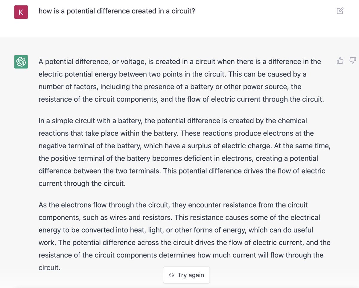 Using chatGPT to brush up a bunch of basic physics related concepts. It ...