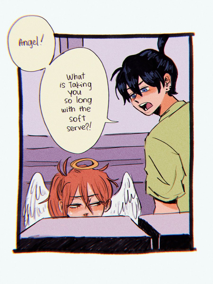 akiangel ice cream truck csm au #3] ahh」|nico ☻の漫画